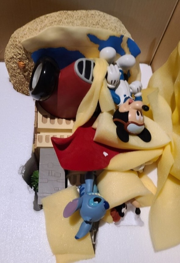 LARGE Disney Mediterian Cruise Exclusive Statue MICKEY GOOFY STITCH ...