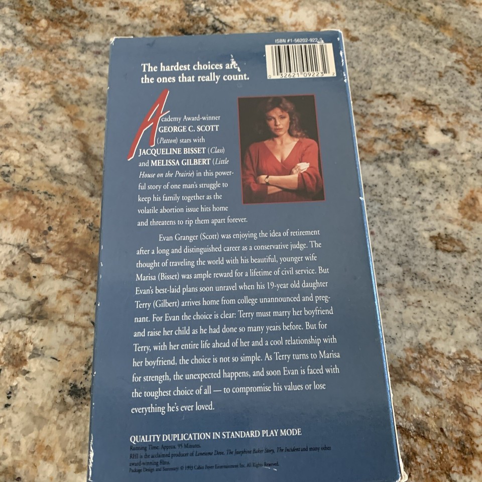 Choices (VHS, 1993) - GEORGE C. SCOTT / JACQUELINE BISSET 32621092232| eBay