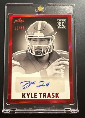 Kyle Trask 2021 Leaf Signatures XRC RC Auto Gators RETRO 1960 Autograph ...
