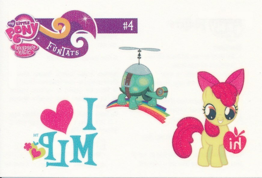 MY LITTLE PONY SERIES 2 FRIENDSHIP IS MAGIC FUN TAT TATTOO CARD #4 | eBay