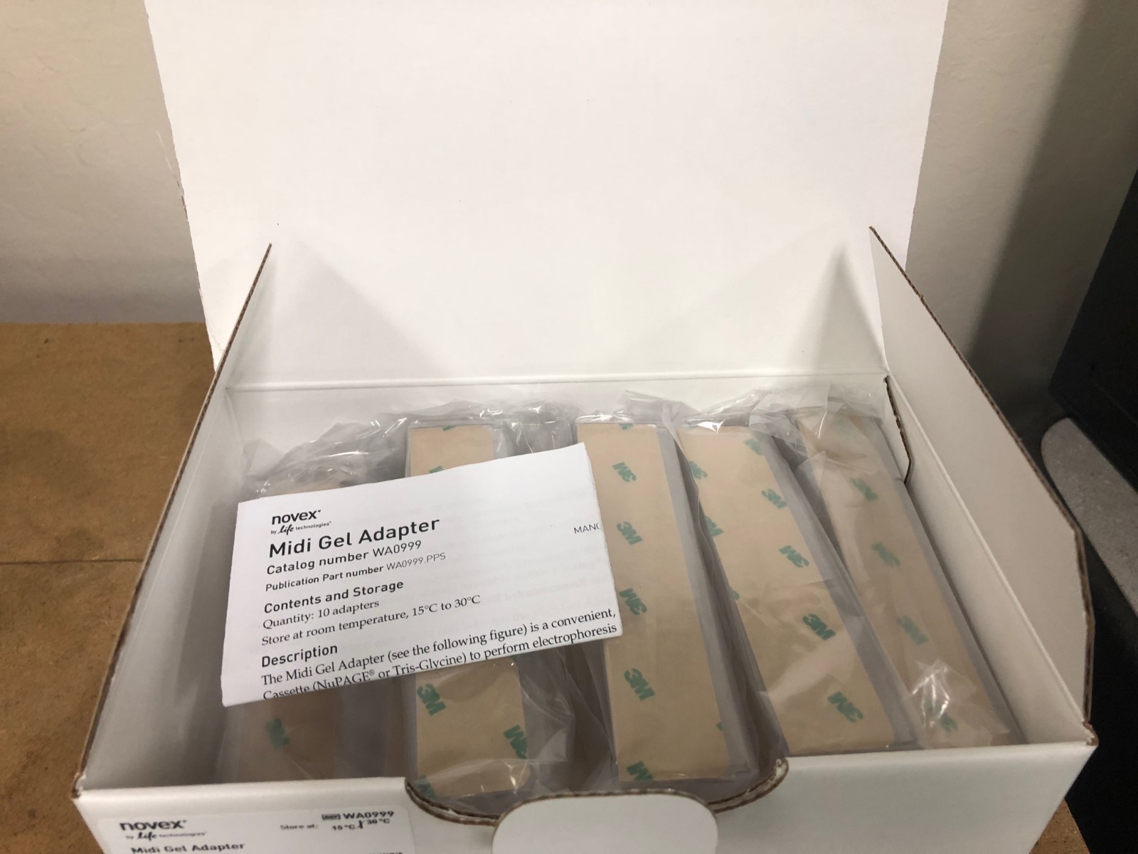 Thermo Fisher Scientific WA0999 Novex Invitrogen Midi Gel Adapter Box ...