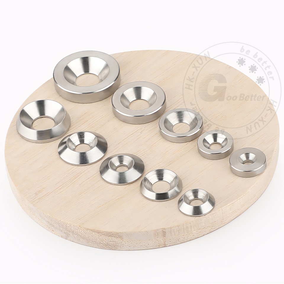 Countersunk Solid Cup Finishing Washer Marine Grade A2 Stainless Steel ...