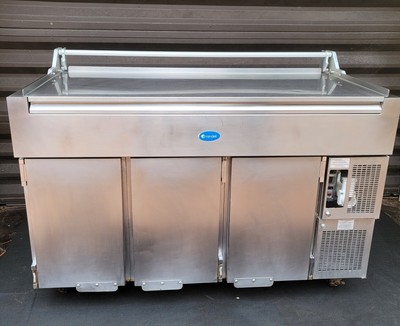 Randell REFRIGERATED 65" Prep Table Sandwich/ Salad/ Pizza /BREADING ...