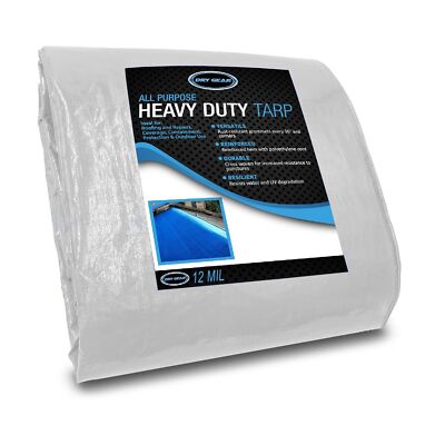 Tarps Heavy Duty Waterproof 40x60 - All Purpose 12 MIL Tarp - High ...