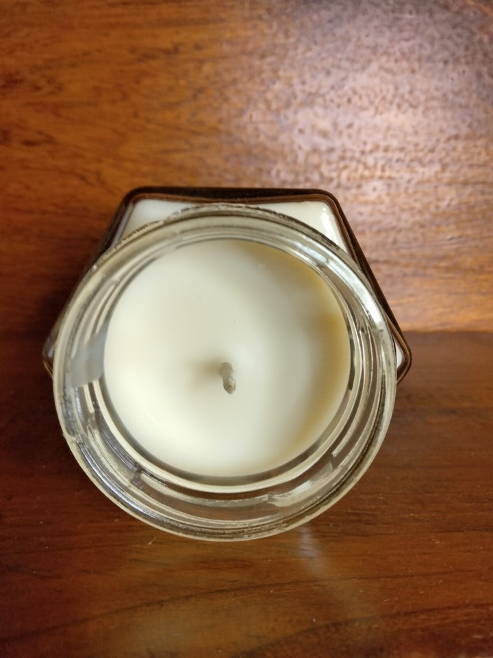 homemade Candle 8oz hexagon jar Carmel Apple Cider scent | eBay