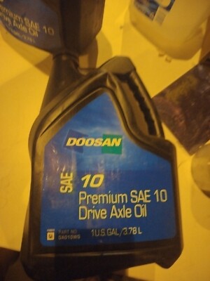 Doosan Sae 10 Premium Drive Axle Oil 1 Gallon-da010wg | eBay