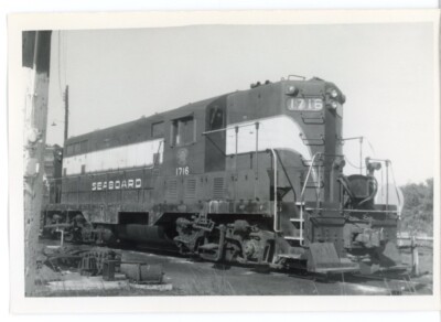 Train Photo - Seaboard Air Line Railroad #1716 GP7 Locomotive 1963 ...