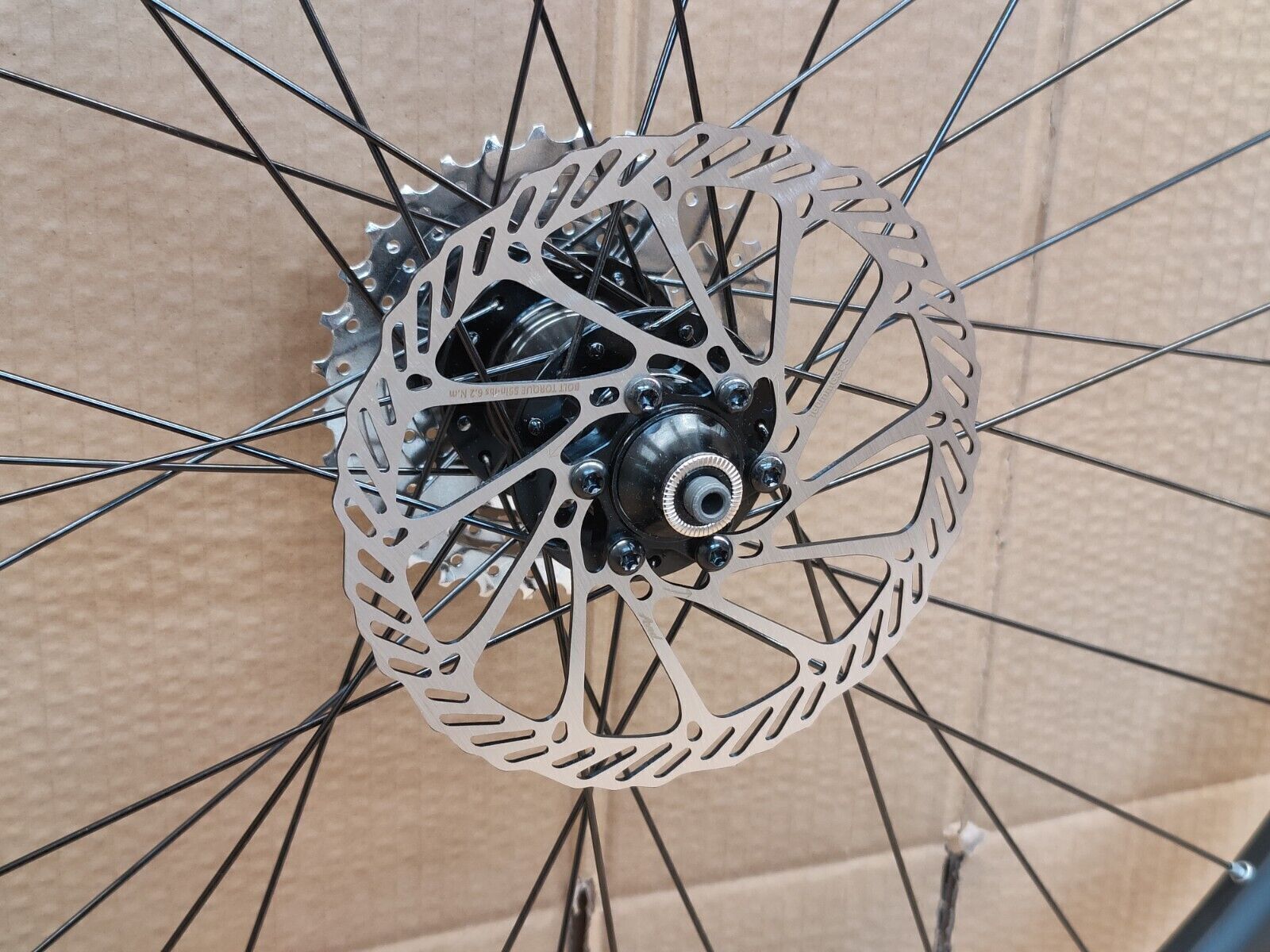 QR 700c 28" Hybrid Bike Disc Brake Wheel Set 7/8/9/10 Speed Kenda 35c ...