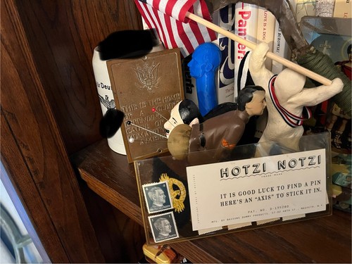 WWII Hard to find Home Front Pin Cushion Hitler- Tag Only | eBay