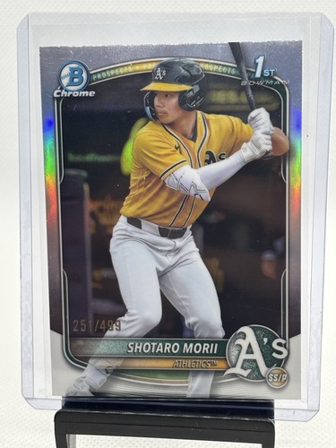 Shotaro Morii - 2025 Bowman Chrome 1st Chrome Prospect - Refractor 251/ ...