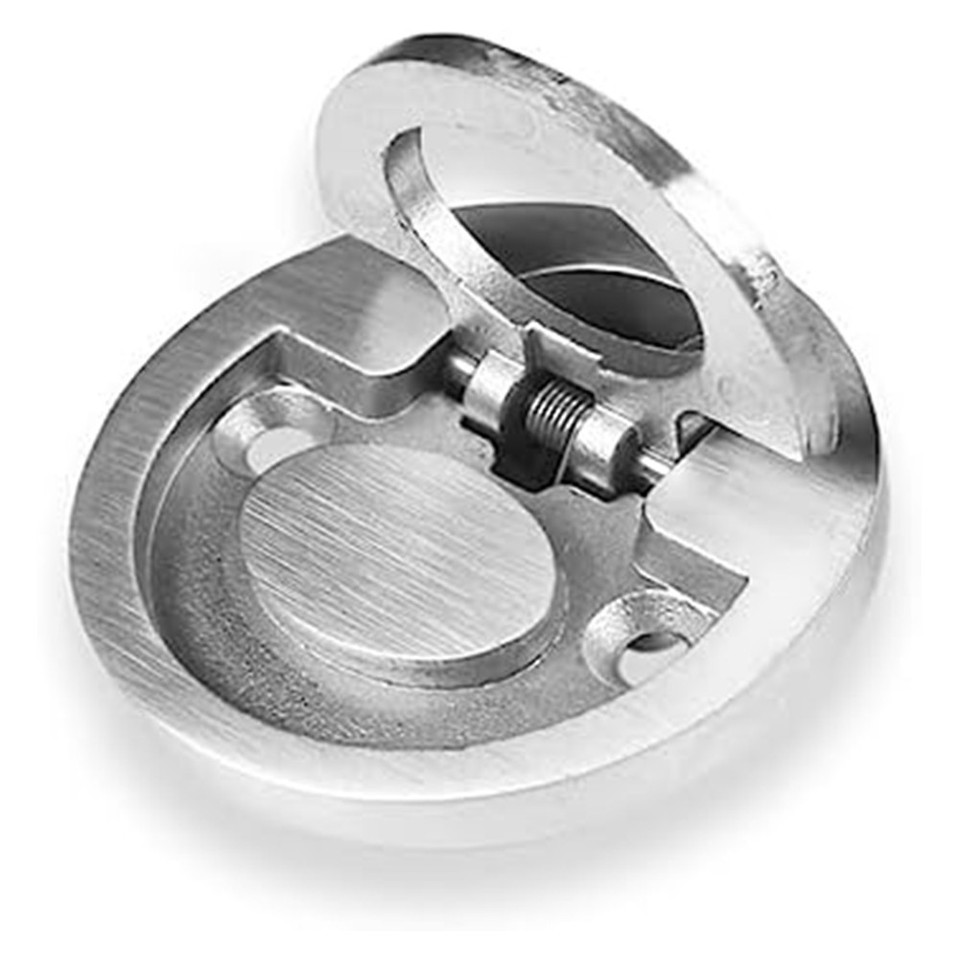Robust 50 8mm Concealed Pull Ring in Rust Proof Stainless Steel ...