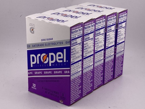 Propel Powder Packets Grape Electrolytes Lot of 5 (EXP 2/2025) | eBay