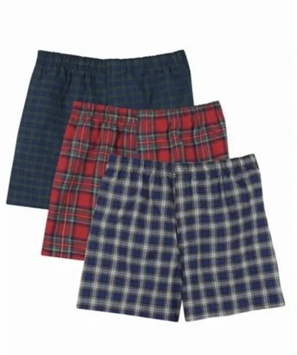 Hanes Plaid Boxers Size 2XL (44 - 46) Value Pack 3 Pair Tagless ...