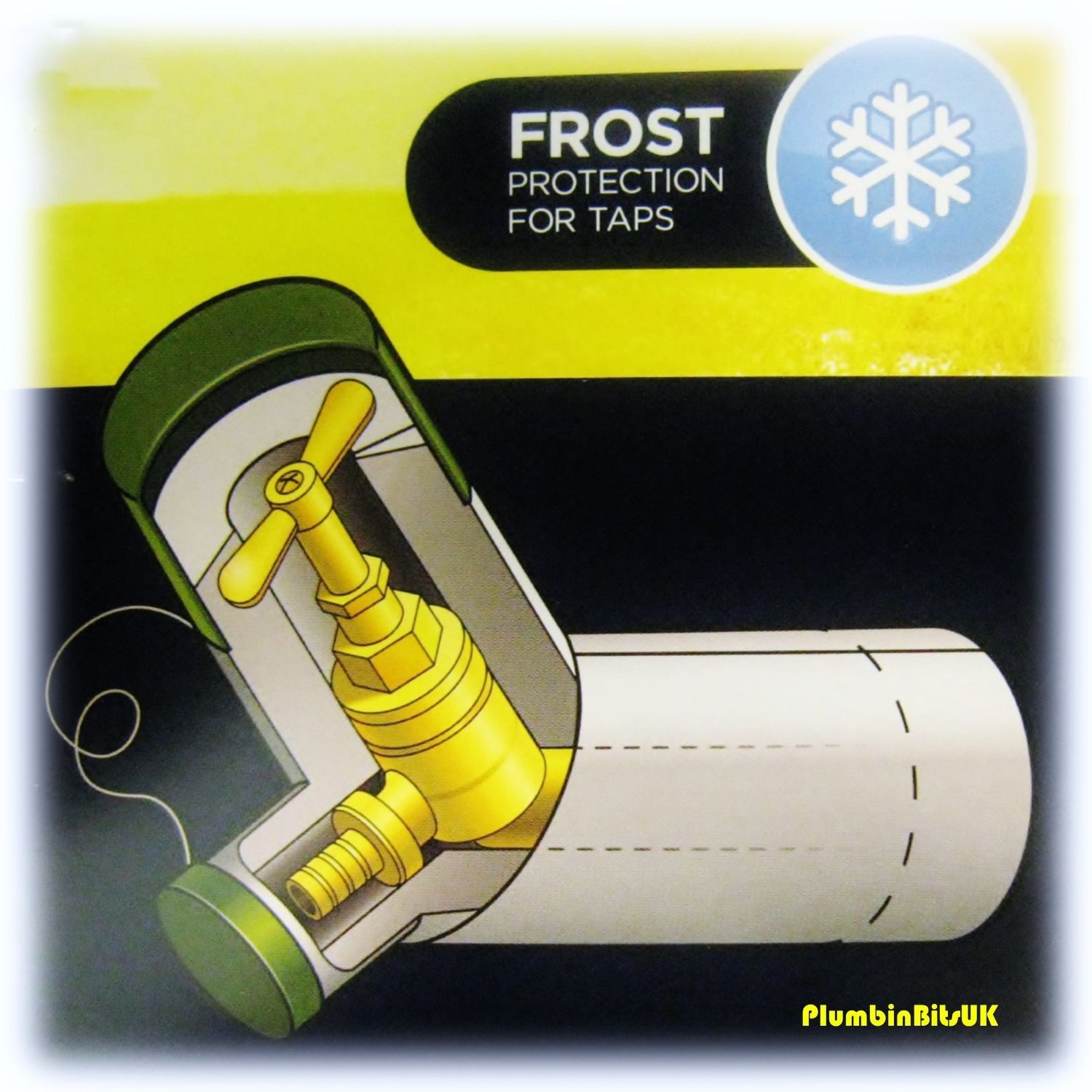 Outside Insulated Garden Bib Tap Cover Kit for Winter & Frost ...