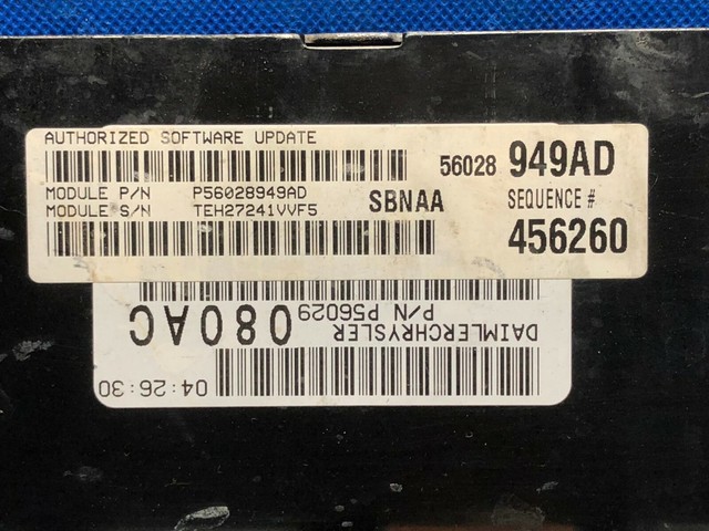 2005 Dodge Dakota Engine Computer ECU ECM 56029080AC 56028935af for ...