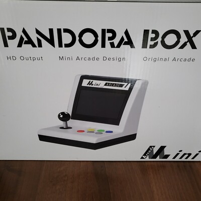 Mini Pandoras Box DX Bar Top Arcade Machine - 3000 Games - Black/White ...