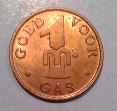 Netherlands ZEVENBERGEN Vintage 1 M 3 Gas token. | eBay