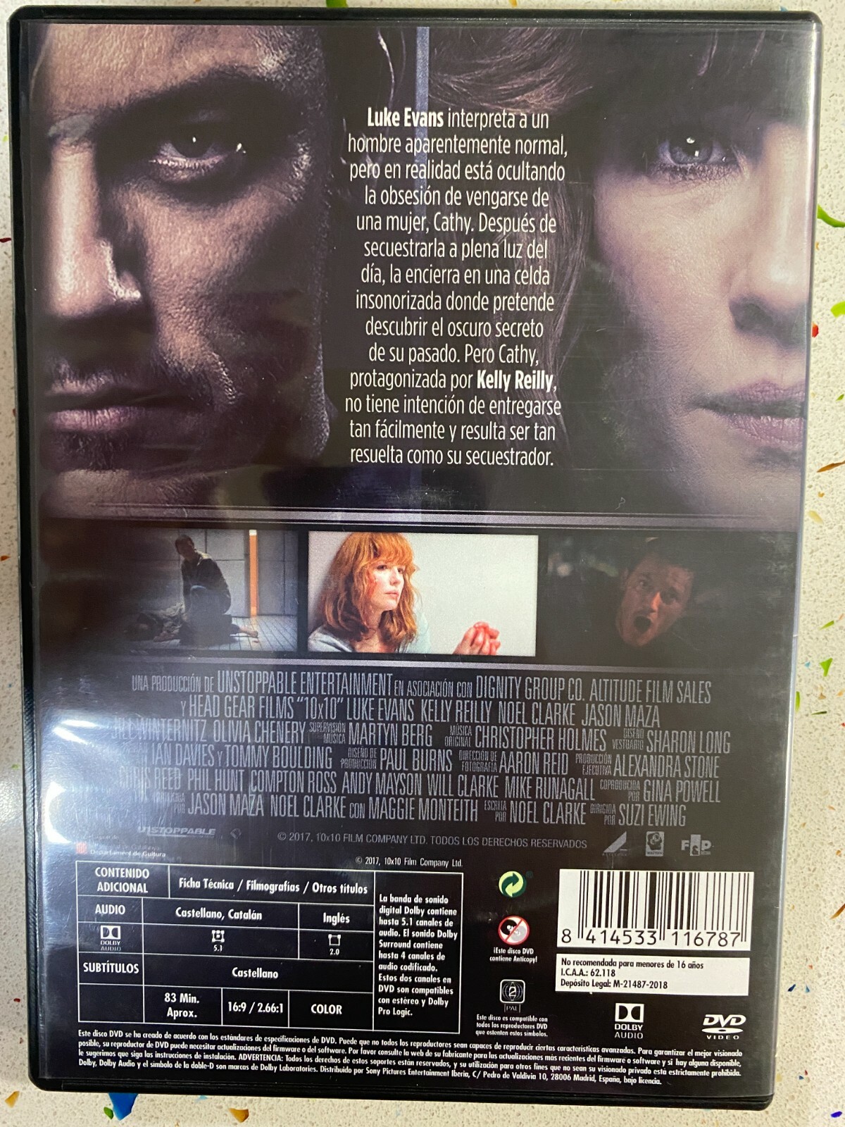 10 x 10 DVD Luke Evans KELLY Reilly Spanish English Catalan Am | eBay