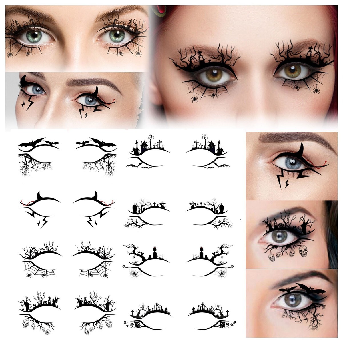 Eye Makeup Design Stickers | Saubhaya Makeup