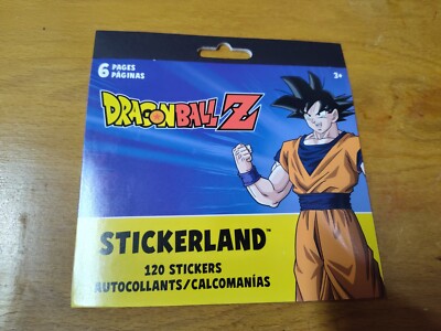 Dragon Ball Z Stickerland: 120 Stickers 6 Pages Age 3+ | eBay