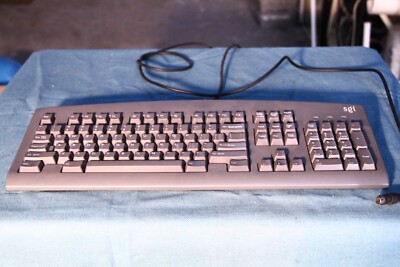 Original Sgi Silicon Graphics Keyboard model 062-0046-001 Model 6511-BN ...