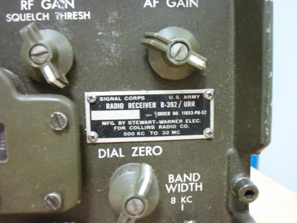 Collins R-392 radio receiver tested | eBay