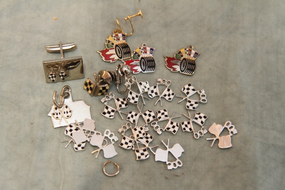 Lot of Vintage Indiana State Indianapolis Indy 500 Race Car Charm ...