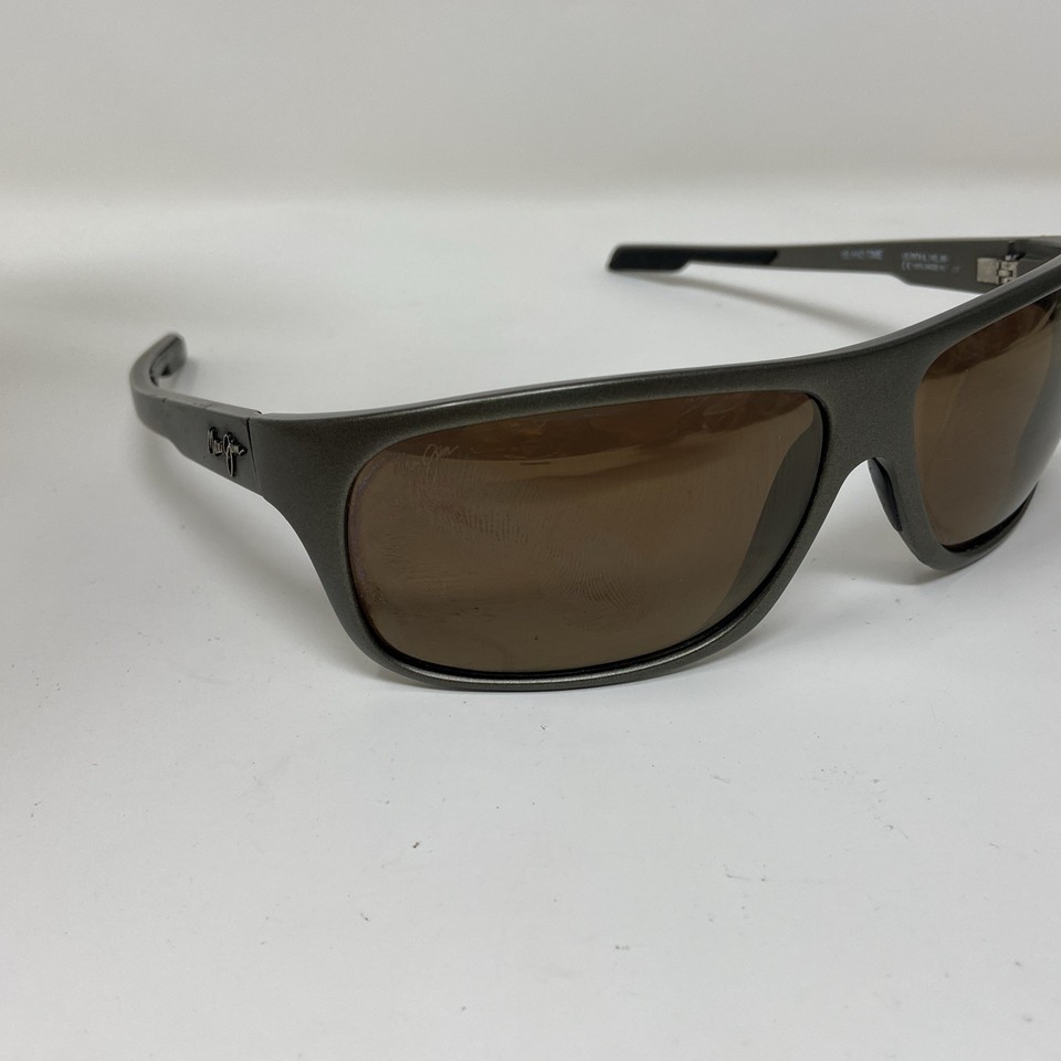 Maui Jim ISLAND TIME MJ-237-11B MATTE GRAY W/ BROWN POLARIZED LENS “B06 ...