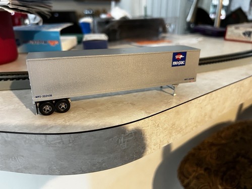 Front Range HO Scale MOPAC 45' TOFC Trailer Kit Built Preowned Mint ...