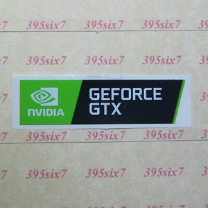 NVIDIA GEFORCE GTX Sticker 15mm x 56mm | eBay