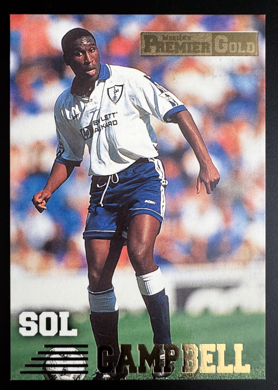 1996-97 Merlin's Premier Gold Soccer Card #146 Sol Campbell Tottenham ...