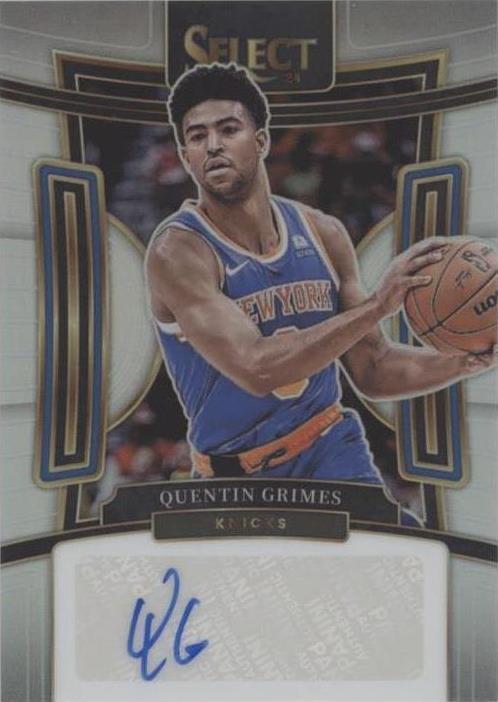 2023-24 Panini Select - Signatures Quentin Grimes #SS-GME /249 (AU) for ...