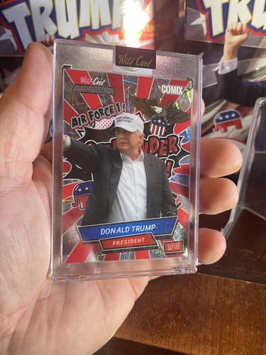 2024 Wild Card Alumination - President Donald J Trump 8/10 ENCASED ...