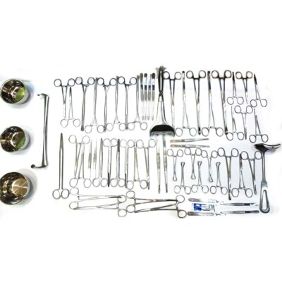 CESAREAN Set OF 62 PCS Surgical General Surgery instrument kit ...