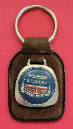 Vintage Mercury Montego Logo Leather Keychain KeyRing FOB Tab | eBay