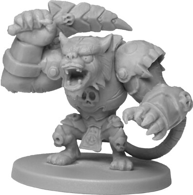 Hellcat Chibi Tabaxi DnD D&D RPG Fantasy Miniature Arcadia Quest FLAT ...