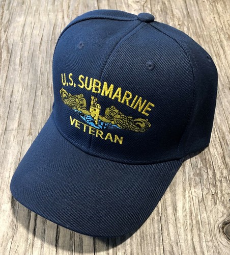 U.S. Submarine Veteran Ball Cap GOLD Dolphins Naval Officer Navy ENS to ...