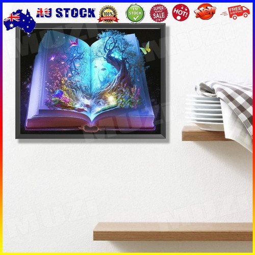 # 5D DIY Full Round Drill Diamond Painting Magic Book Kit Home ...