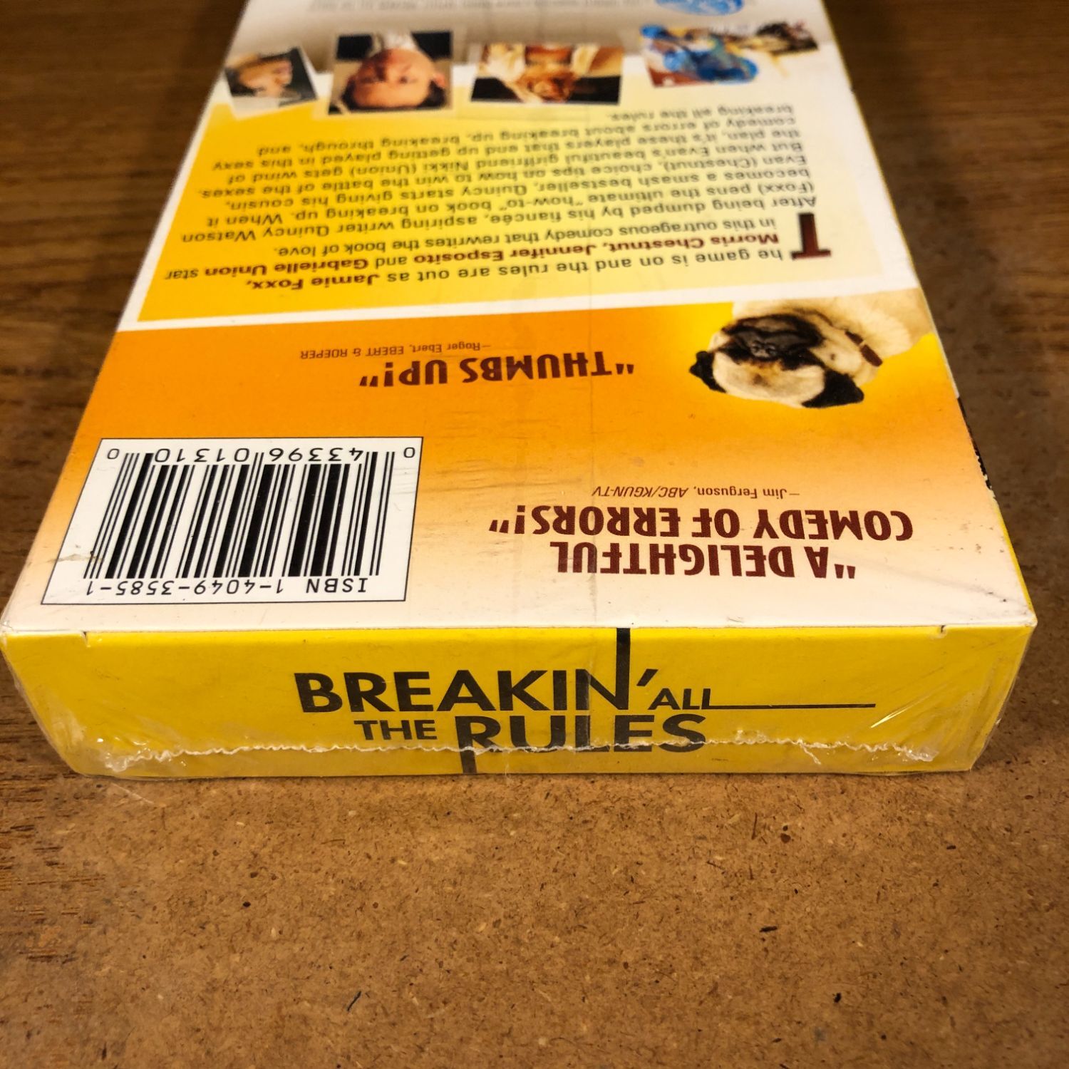 Breakin' All the Rules VHS VCR Video Tape Used Movie Jamie Foxx ...