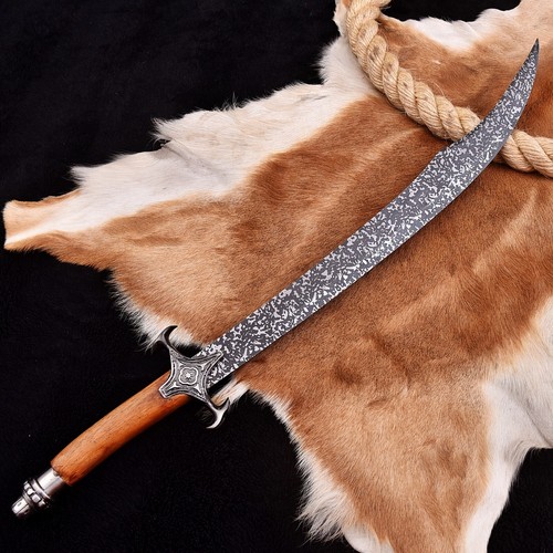 Custom Made J2 Steel Blade Tactical Scimitar Sword Hunting Sword ...
