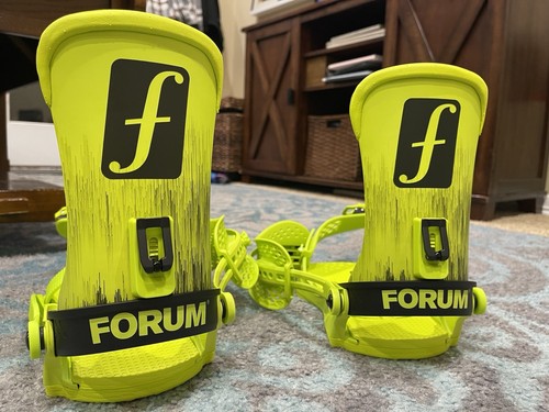 Limited Edition Union Force x Forum snowboard bindings medium | eBay