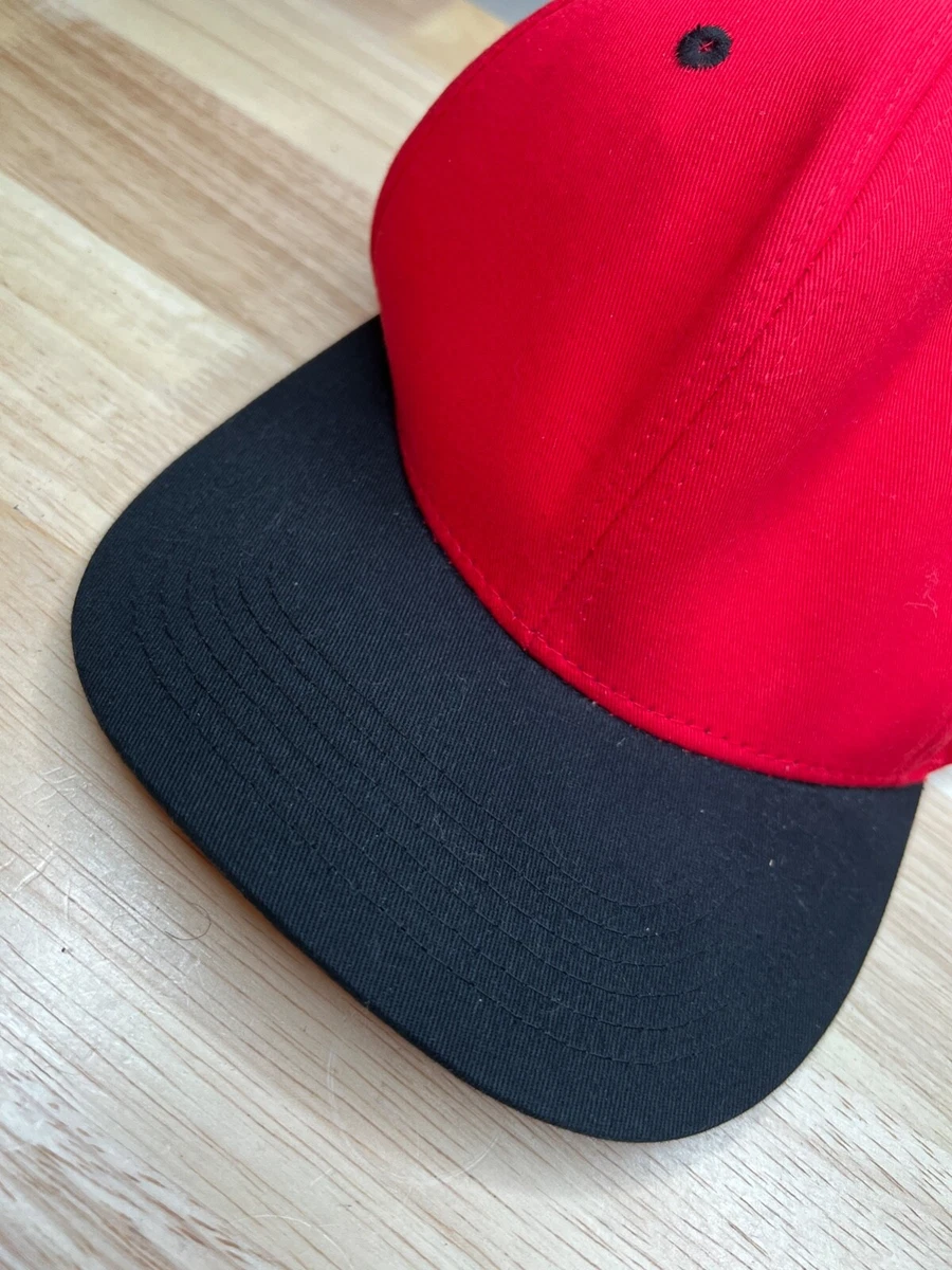 Red Blank Snapback