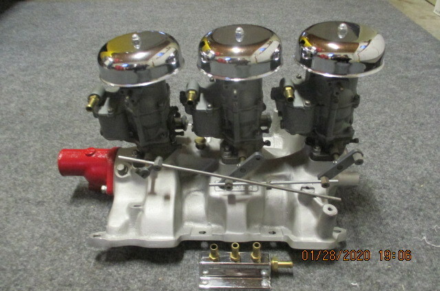 Ford Fenton # Dm-425 Tri Power 3 Deuce Intake 272 292 312 Y Block ...