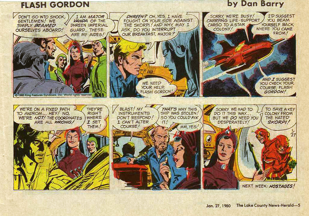 Flash Gordon Tegneserie 1934