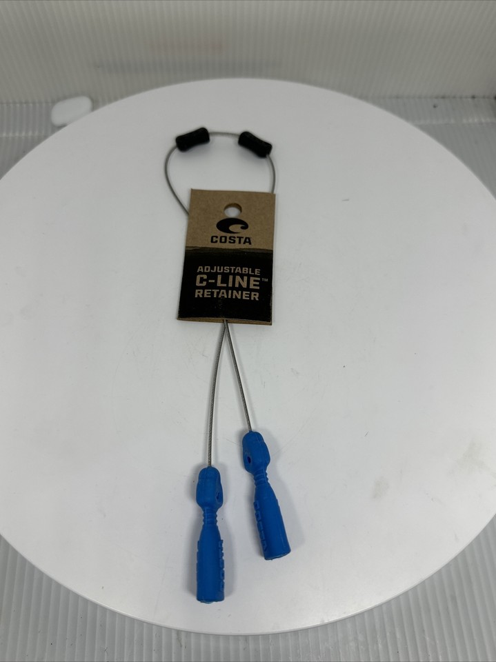 NEW Costa Del Mar Silver/Blue CA18 Adjustable C-Line Retainer for ...