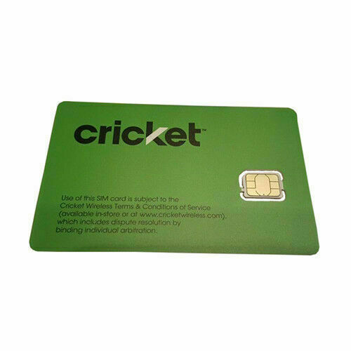 New Cricket Wireless 4G LTE Nano Sim Card 4FF Good For Activation SKU ...