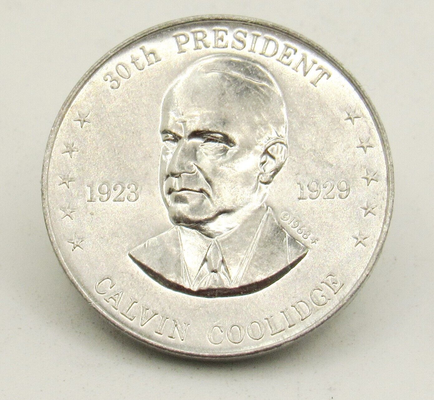 Vintage Calvin Coolidge Shell Game Token Mr. President 1968-1969 ...