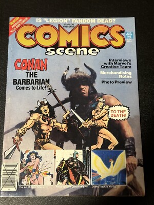 Conan the Barbarian Gene Colan Osamu Tezuka 1982 Comics Scene magazine ...
