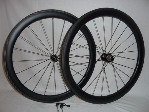 Carbonal 50mm deep, tubeless ready carbon rim brake clincher wheels ...