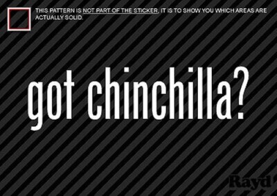 (2) Got Chinchilla Sticker Decal crepuscular rodent | eBay Australia